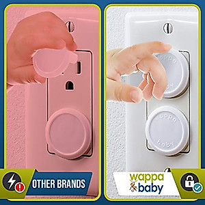 Outlet Covers Baby Proofing (50 Pack) Safe & Secure Electric Plug Protectors | Sturdy Childproof Socket Covers for Home & Office | Easy Installation | Protect Toddlers & Babies | White