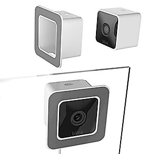 Teccle Window Mount for Blink Mini, Through Window Use Blink Mini Indoor , No Need to Run Wiring Outdoors (Pack of 2)
