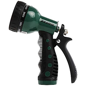 Dramm 12704 9-Pattern Revolver Spray Nozzle, Green