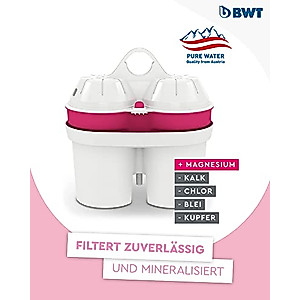 BWT Magnesium Gourmet L0814334 Cartridges Water Filter (Pack of 3 + 1)