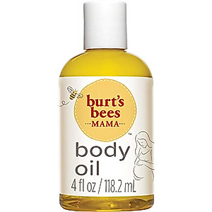 Body Oil, Burt's Bees Mama Hydrating & Smoothing Skin Care with Vitamin E, 100% Natural, 4 Ounce