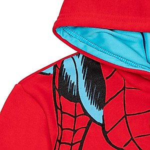 Marvel Avengers Spider-Man Little Boys Fleece Pullover Hoodie 7-8