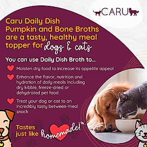 CARU Daily Dish Chicken Broth Meal Topper for Dogs and Cats - 1.1 lbs