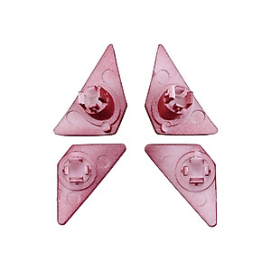 Scarlet Red Replacement Redesigned Back Buttons K1 K2 K3 K4 Paddles for PS4 eXtremeRate Controller Dawn Remap Kit