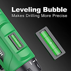 Tegatok Power Drill Cordless, 12V Cordless Drill with Battery and Charger, Electric Drill with Variable Speed and 18+1 Torque Setting, 25 Drill Bits for Drilling and Screwing