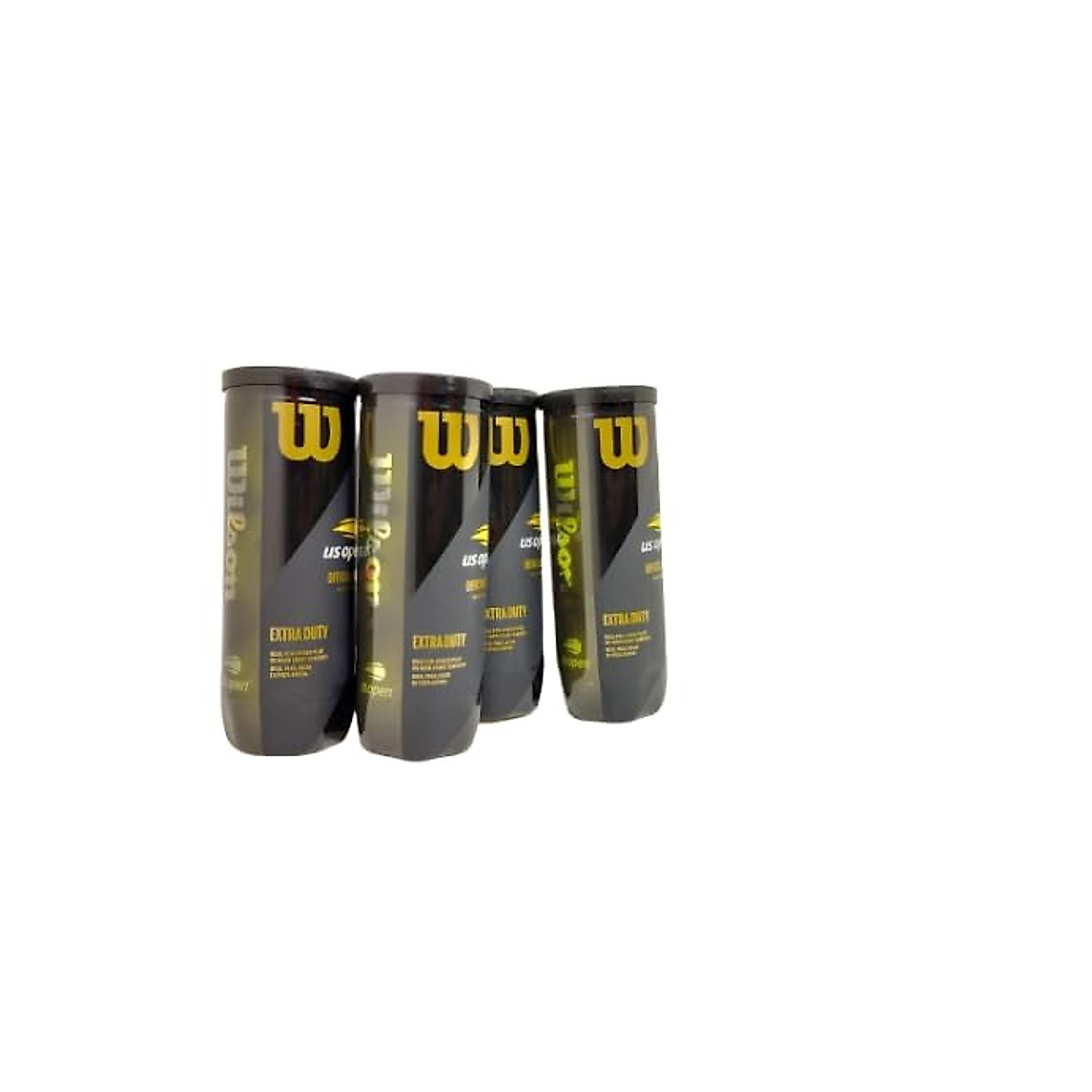 WILSON New US Open X Duty Tennis Balls 4-3 Packs YLW