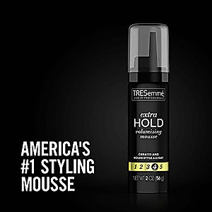 TRESemmé Hair Mousse Extra Hold, White, 2 Oz