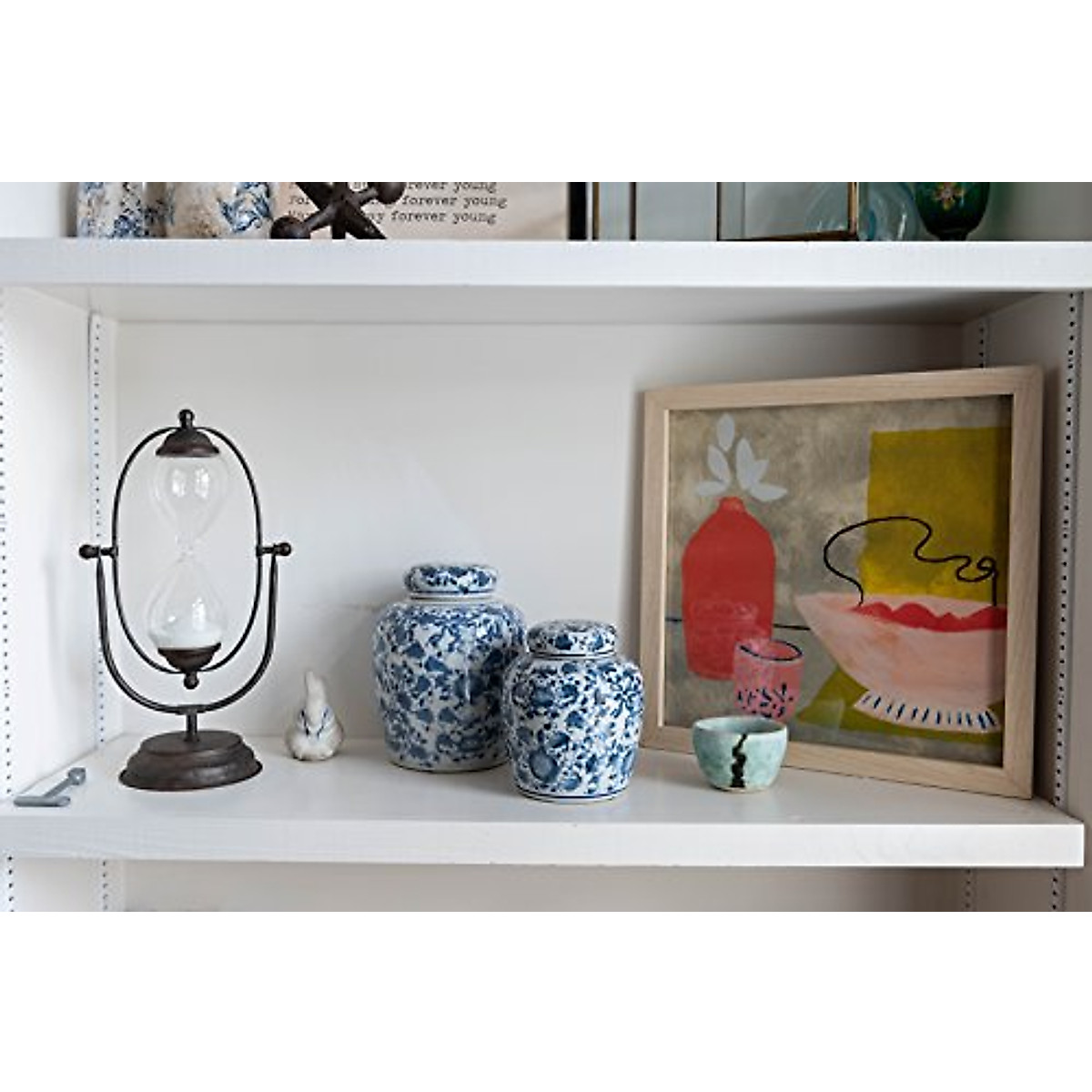 Decorative Metal & Glass Thirty Minute Hourglass