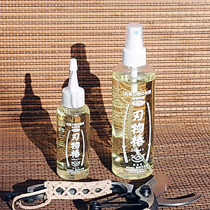 KUROBARA 100% Pure Tsubaki Japanese Knife Maintenance Camellia Oil (3.4 oz)