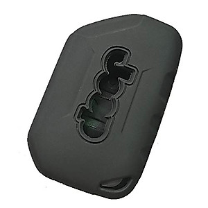 For Jeep 2018 2019 Wrangler JL JLU Rubicon 2020 2021 Jeep Gladiator JT 68292944AA Remote Control 4 Buttons Flip Key Fob Cover Case Bag Holder Jacket Black Rose