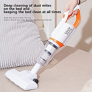 Cordless Vacuum Cleaner With 30 Mins Running Time, Electric Broom Vacuum Sweeper, Powerful Suction Portable Handheld Lightweight Stick Vacuum Cleaner, for Pet Hair Low-Pile Carpet and Hard Floor