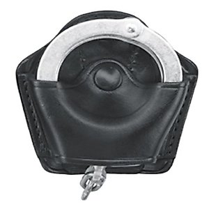 Gould & Goodrich B840 Gold Line Handcuff Case With Belt Loop (Black) Holds most chain or hinged cuffs.