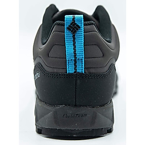 Columbia Men's Flow District, Dark Grey/Cyan Blue, 10