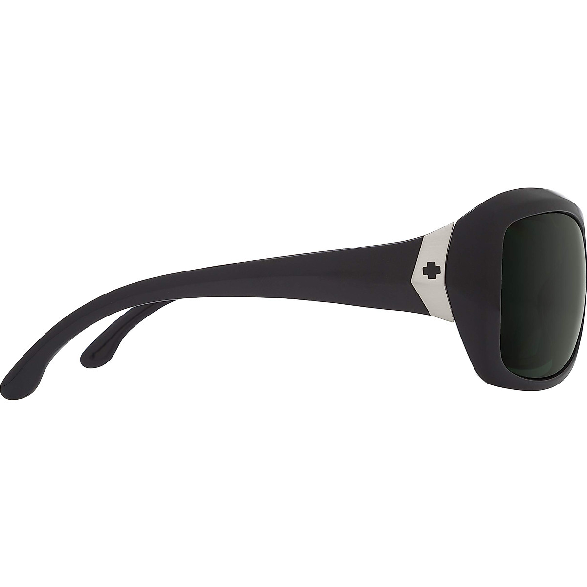 Spy Optic Farrah Sunglasses,Black/Happy Gray/Green Polar,62 mm