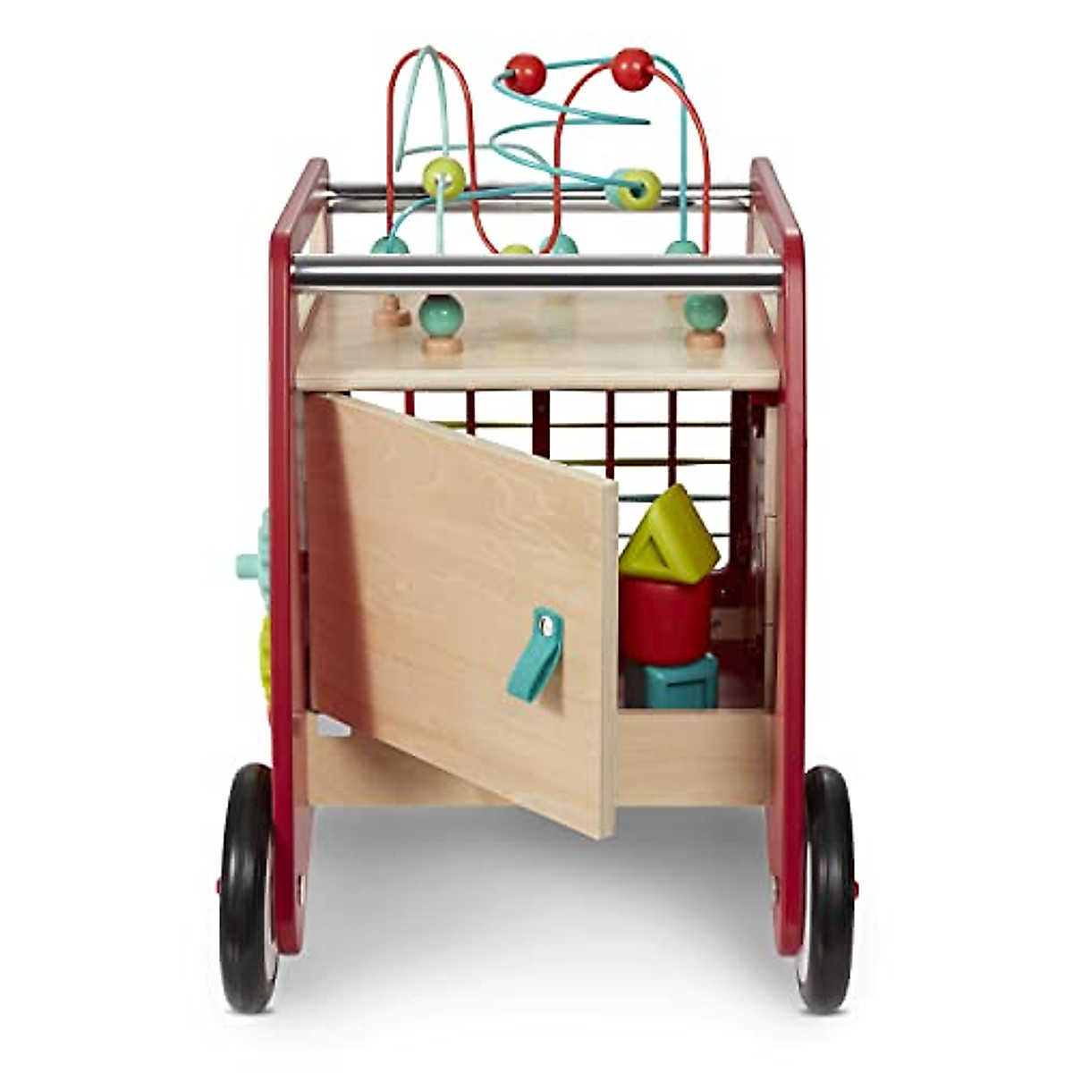 Radio Flyer Deluxe Push & Play Cube Walker, Walker Toy for Ages 1-3