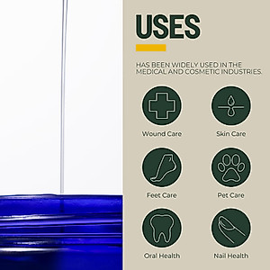 Pur O3 Fully Ozonated Sunflower Oil - Pure, Natural, Organic Ozonated Oil - Sunflower Oil Skin Care from Oxygenated, Ozonized Sunflower Oil - Ozone Oil in a Glass Jar, 2 oz