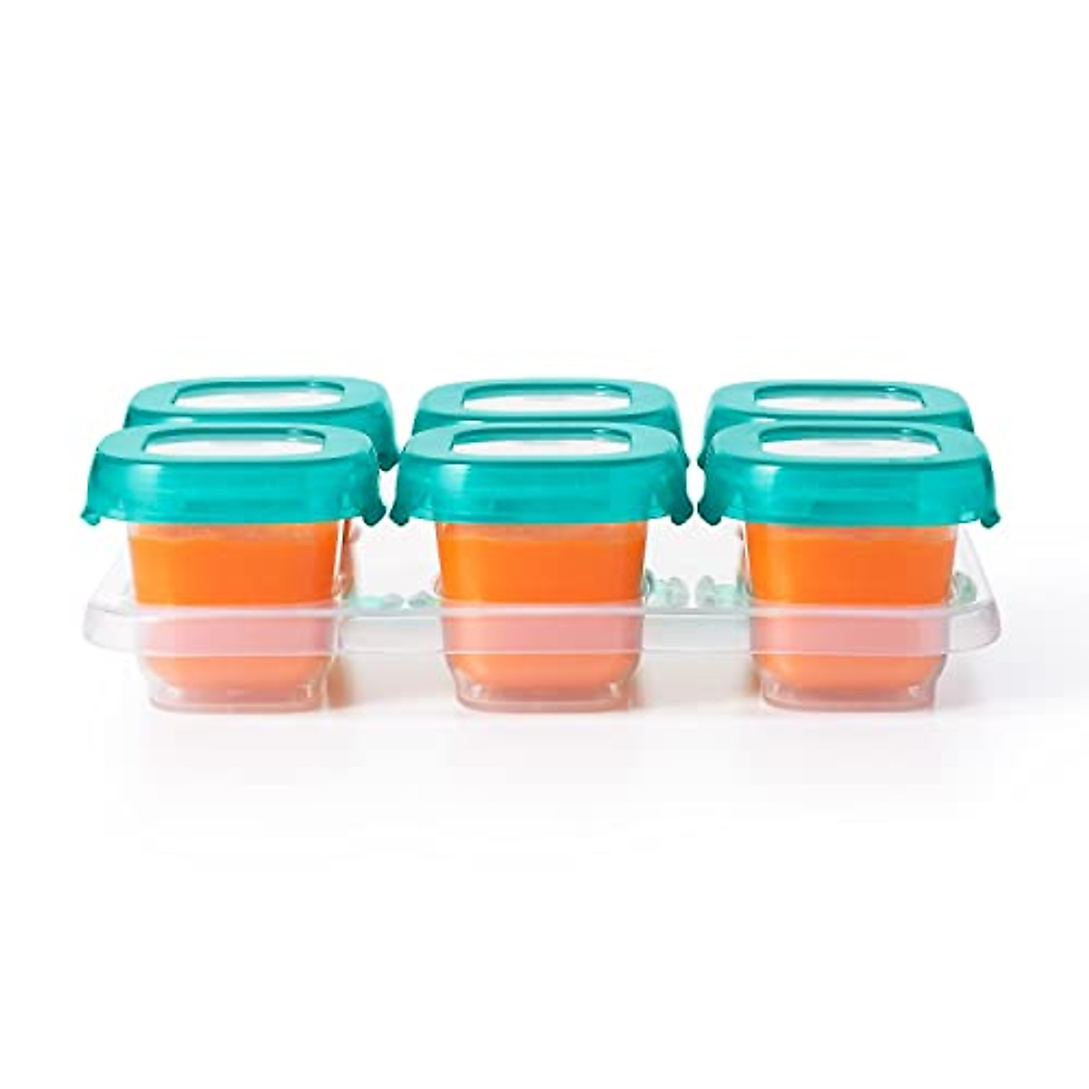 OXO Tot Baby Blocks Freezer Storage Containers 2 Oz - Teal