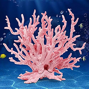 Besimple Artificial Aquarium Coral Ornament Plastic Fish Tank Plants Decoration for Aquarium Landscape