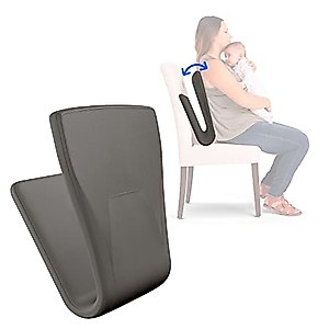 READY ROCKER Portable Rocking-Chair - Ideal for Nursery Furniture, Home-Office-Chair-Outdoor-Use, Travel for Moms, Dads, Seniors - Replaces Need for Glider - Baby Registry-Shower Gift | Modern Grey
