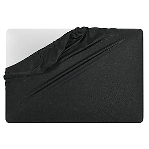 Laptop Dust Case Cover for 13-15.6 inches Laptop, TXesign Lycra Laptop Dust Case Laptop Cover Elastic Band Compatible with MacBook Dell HP Lenovo Samsung Acer ASUS Microsoft Laptop, Black