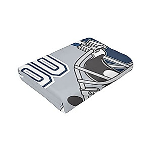 Cybepnk Custom Football Throw Blanket Personalized Decorative Print Couch Bed Tapestry for Memorial Football Team Gift Select Any Name & Any Number d.c,50inchx40inch60inchX50inch80inchX60inch(10388)