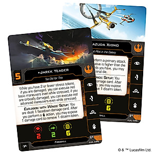 Star Wars X-Wing 2nd Edition Miniatures Game Fireball EXPANSION PACK - Strategy Game for Adults and Kids, Ages 14+, 2 Players, 45 Minute Playtime, Made by Atomic Mass Games