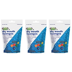 Cotton Mouth Dry Mouth Lozenges Fruit Mix Bag 3 Pack