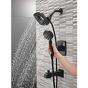 Delta Faucet T17464-BL-I Ashlyn Monitor 17 Series Trim with In2ition Two-in-One Shower Tub & Shower, Without Rough, Matte Black