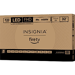 INSIGNIA 24-inch Class F20 Series Smart Full HD 1080p Fire TV (NS-24F202NA23, 2022 Model)