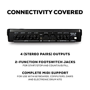 Alesis SR-16 - Studio-Grade Standalone Drum Machine With On-Board Sound Library, Performance Driven I/O and In-Built Effects