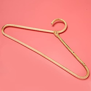 Lodokdre Rattan Clothes Hanger Style,Garments Organizer,Rack Adult Hanger,Room Decoration Hanger for Your Clothes.