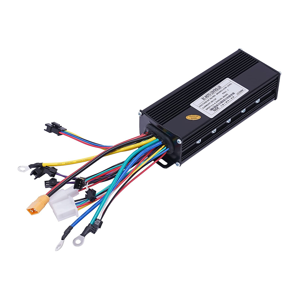 YIPONYT Electric Bike Controller Kit, 36V 48V 1200W E-Bicycle Brushless Controller Kit with LCD Display for DIY Electric Bicycle Scooter (48V)