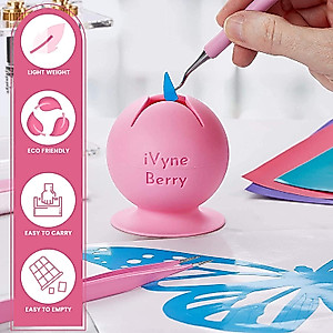 iVyne Cordless Light Pad with iVyne 2 Pc Essential Tools and Vyne Berry Suction Scrap Collector - Pink