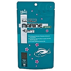 Hikari 042221 Marine Herbivore Medium Sinking Pellets Marine Fish Food, One Size