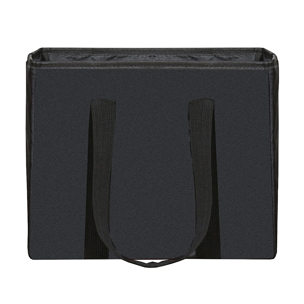HOME DISTRICT Document Organizer Tote - Portable File Box with Handle Holds Letter Size Folders