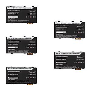 GIKYSUIZ 5-Pack 4450mAh Replacement Battery for Symbol/Zebra BTRY-TC55-29MA1-01 Compatible with Symbol/Zebra ES85 ES85XX MC36 TC55 TC55AH-JC11ES RFD8500 Mobile Computer Scanners