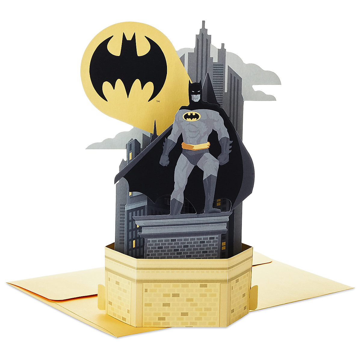 Hallmark Batman Pop Up Birthday Card for Him (Heroic Day) Paper Wonder 3D Card