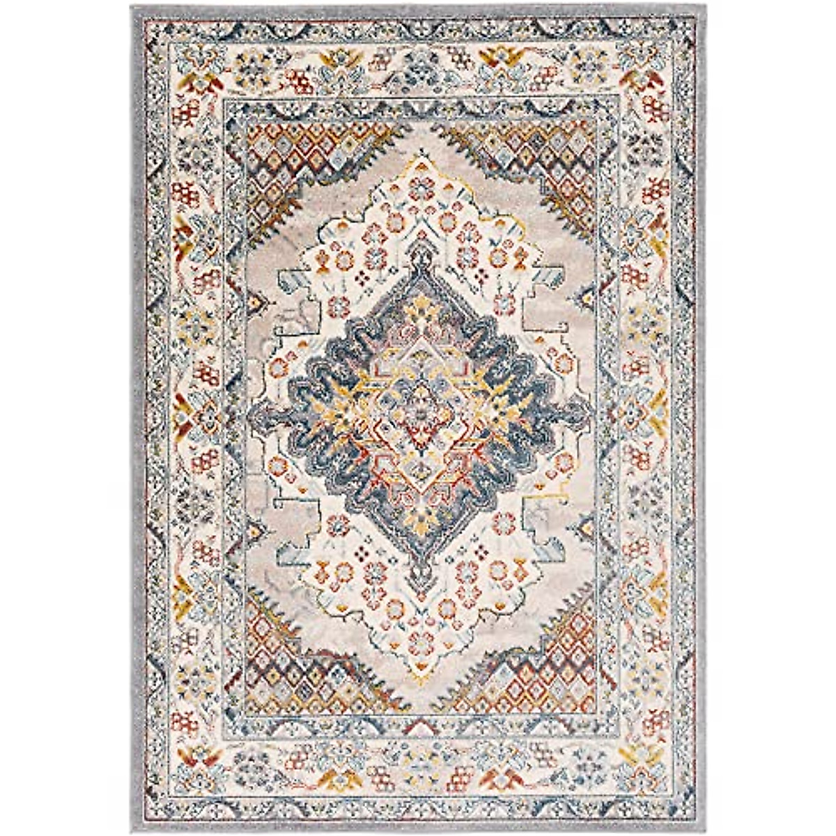 Artistic Weavers Anja Oriental Medallion Area Rug,2' x 3',Grey