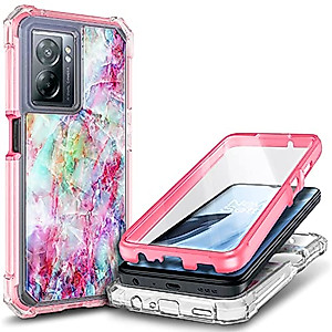 NZND Compatible with OnePlus Nord N300 5G Case with [Built-in Screen Protector], Full-Body Protective Shockproof Rugged Bumper Cover, Impact Resist Durable Phone Case (Fantasy)