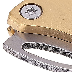 RTZY Portable Brass Small Pocket Knife with a Small Knife with a Key Chain for Outdoor Camping (RTZY1nh39cuxov)