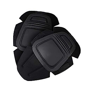 IDOGEAR G3 Combat Knee Pads Tactical Protective Knee Pads for Military Airsoft Hunting Pants (black)