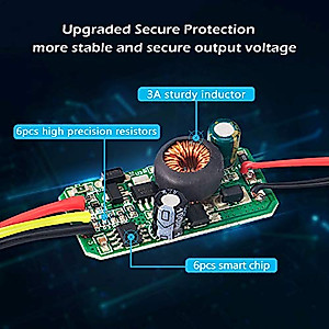 Dash Cam Hardwire Kit, Mini USB Hard Wire Kit Fuse for Dashcam, Plozoe 12V-24V to 5V/2A Car Dash Camera Charger Power Cord（13ft）