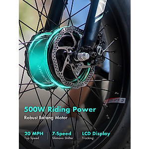 EMOJO Caddy Pro 500W 20 x 4.0 Inch Fat Tire Electric Tricycle for Adults Hydraulic Disk Brakes Ebike Trike 7 Speed Pedal Assist 3 Wheel Electric Bike with 48V 15.6Ah Battery LCD Display (Gray)