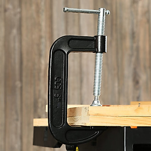 GreatNeck CC5 5-Inch C-Clamp, Automotive and Wood Clamps, Wood Working Tools and Welding Clamps, C Clamps for Home Improvement and Automotive Repair