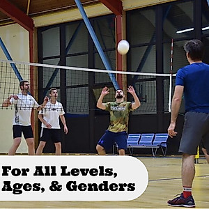 Indoor Volleyball - Elite Peformance Eco Friendly Volleyballs - Size 5 Regulation Volley Balls for Men & Women