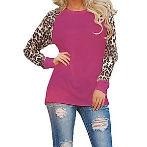 Womens White Blouses,Crop+top Long Sleeve White t Shirt Women Funny Sweatshirts Girls Shirts