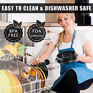 bomis Chicken Shredder Shred Machine, Chicken Shredder Tool Twist, Meat Shredder with Handles and Non-Skid Base, Shred Machine Tool for Pork, Beef and Chicken,Dishwasher Safe - Black