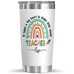 OASSIE Teacher Appreciation Gifts For Women, Teachers Day, Birthday, Christmas, Valentines Day, Graduation Gifts, Teacher Supplies, Thank You Gifts For Teacher, 20oz Stainless Steel Tumbler