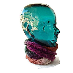 Lace Infinity Scarf Warm Knit Wool Circle Neck Warmer Cozy Loop Style Wrap