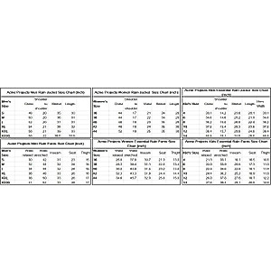 Acme Projects Rain Suit (Jacket + Pants), 100% Waterproof, Breathable, Taped Seam, 10000mm/3000gm, YKK Zipper (Men's, Large, Black)